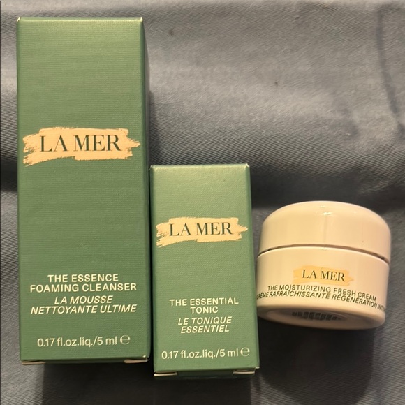 La Mer | Skincare | La Mer Skincare Set Green And Cream | Poshmark